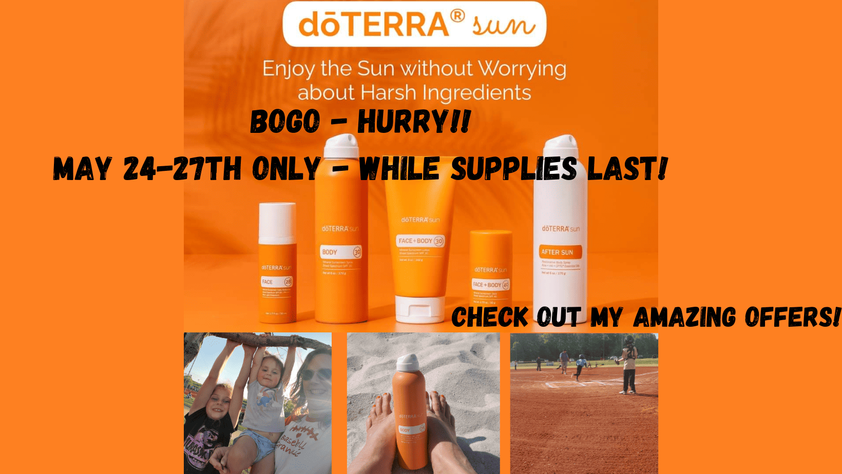 BOGO – Sun Care May 24-27th ONLY! – Sherry L Maddox